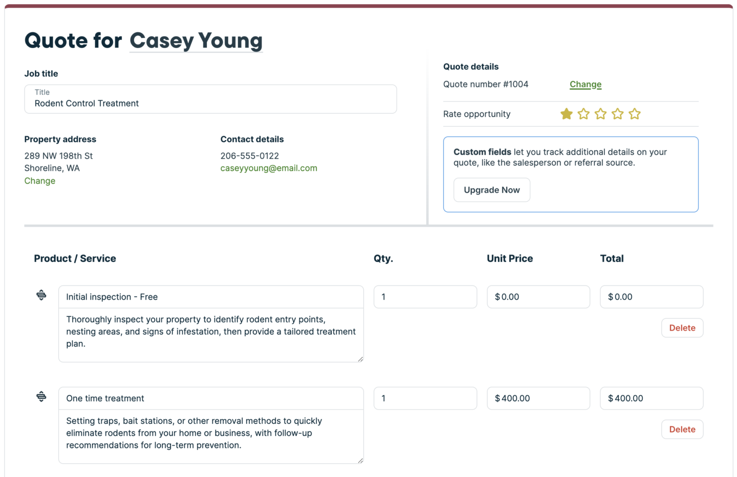 Free Tree Removal Estimate Template - Download Now | Jobber