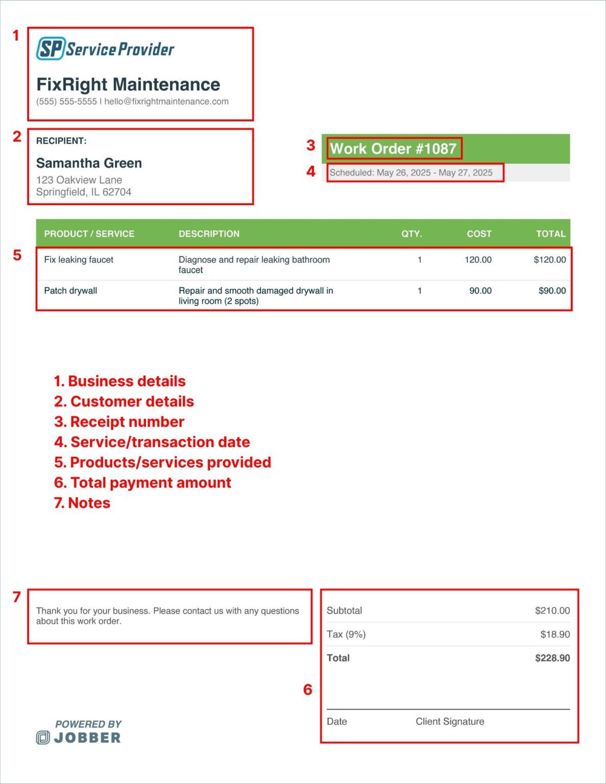 Free Maintenance Work Order Template | Edit & Download