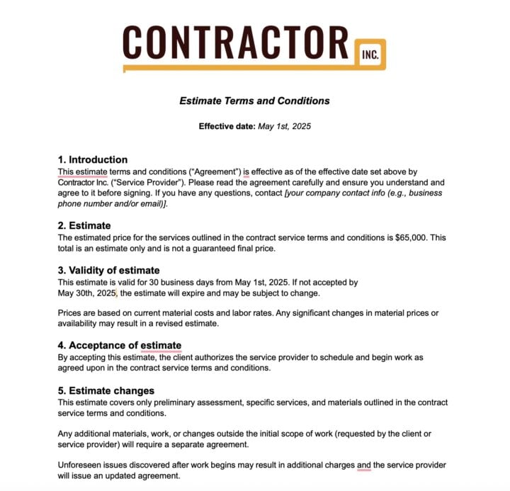 4 Terms and Conditions Templates for Service Businesses