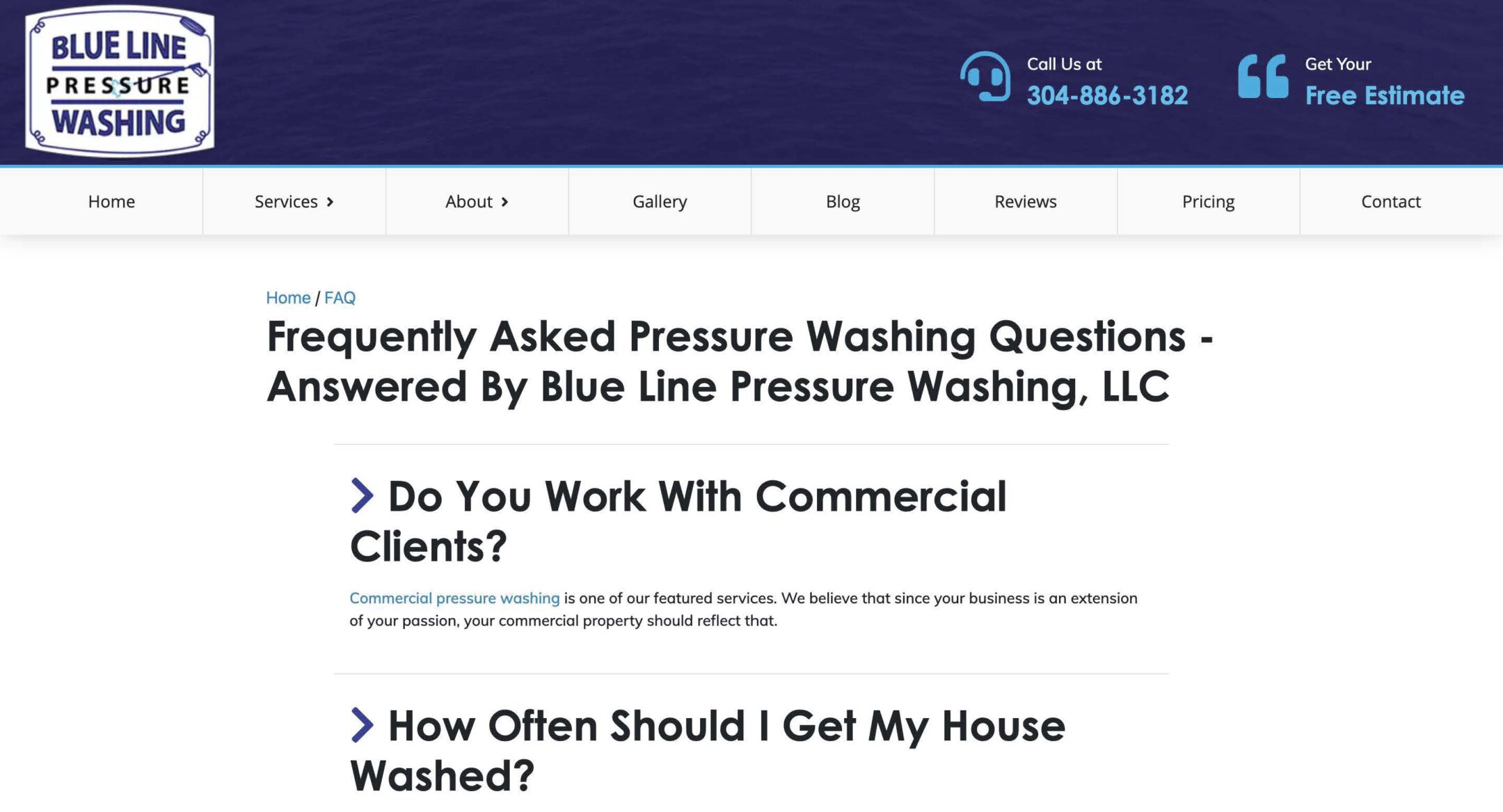 Pressure Washing Website Design: 13 Examples to Inspire You