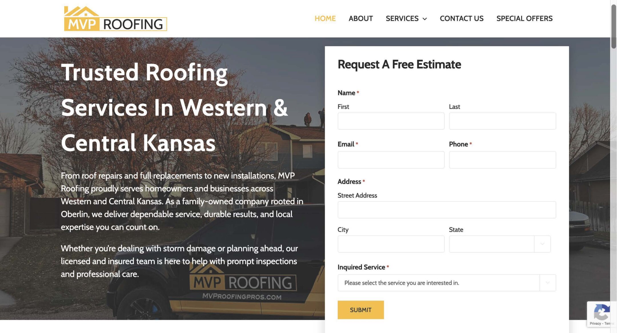 12 Roofing Website Design Examples You Should Be Copying