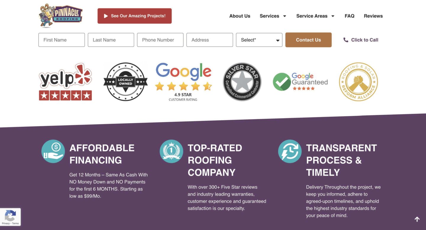 12 Roofing Website Design Examples You Should Be Copying