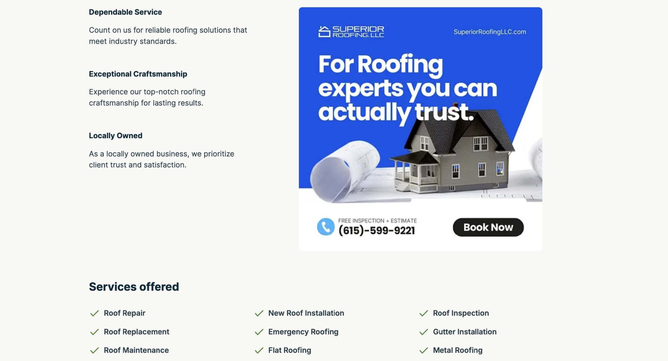 12 Roofing Website Design Examples You Should Be Copying