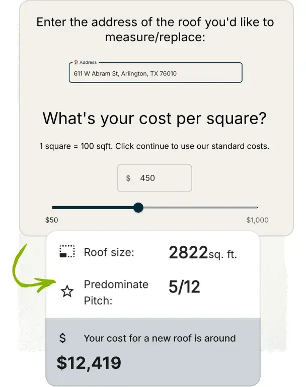 Free Roof Replacement Cost Calculator